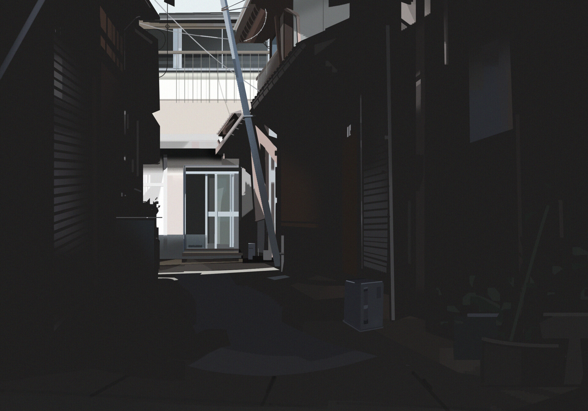 ArtStation - Japanese alley 3