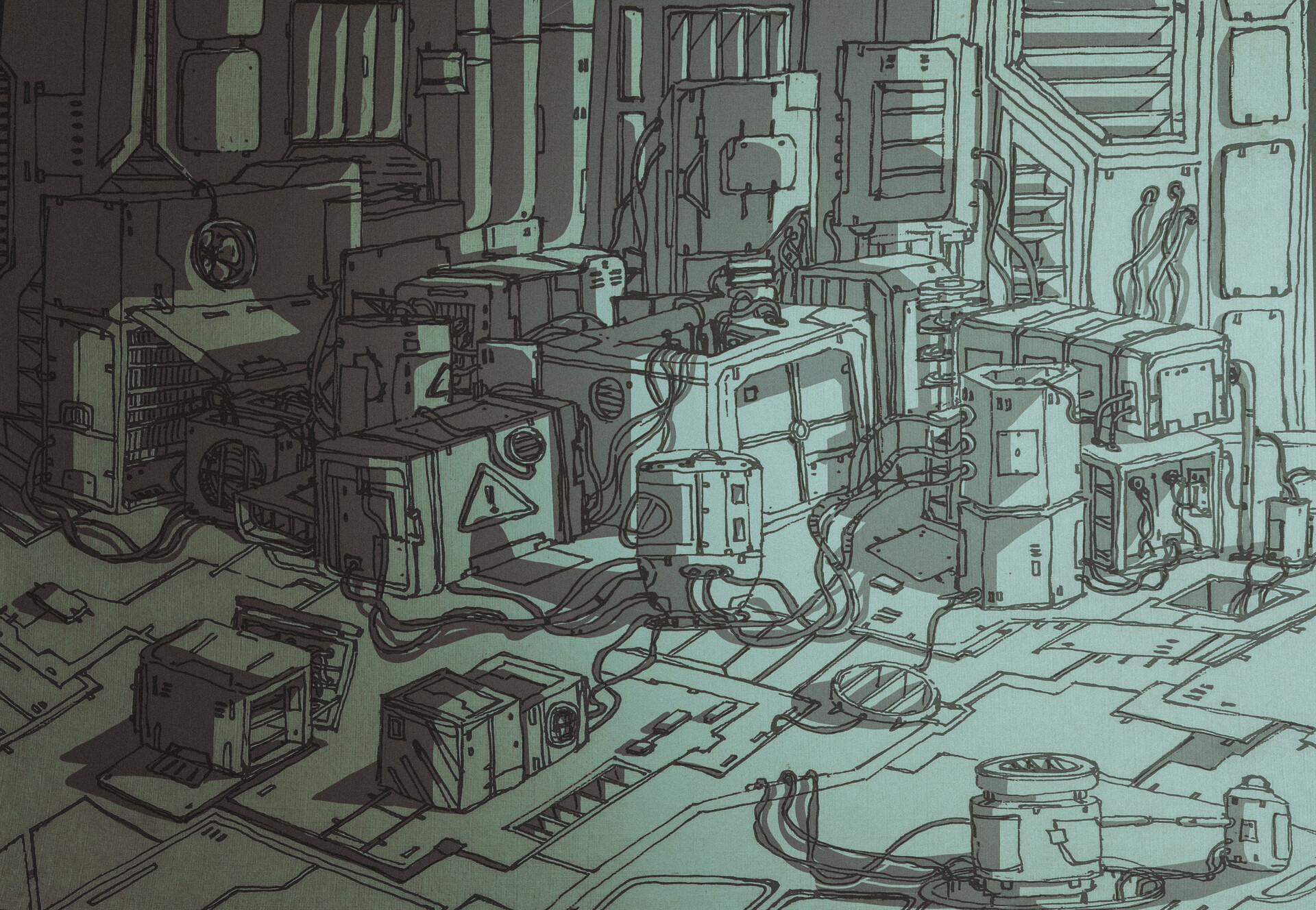 ArtStation - Relaxing drawing // Room 07