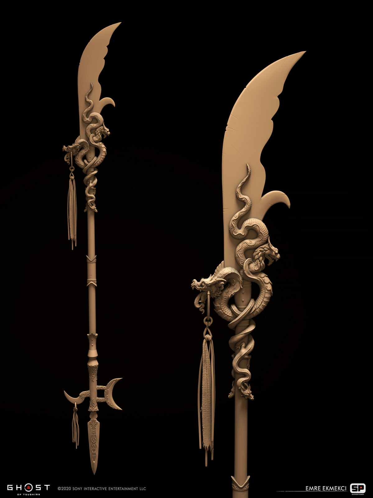 Emre Ekmekci - Ghost of Tsushima - Khotun Khan's Glaive