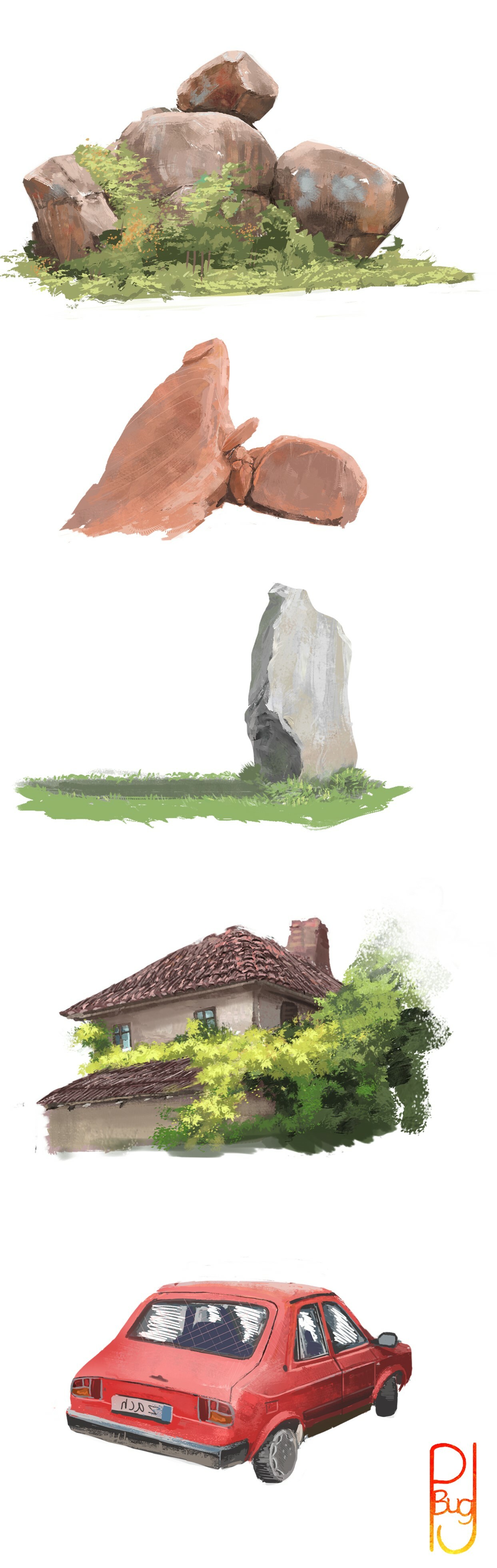 ArtStation - Material practice