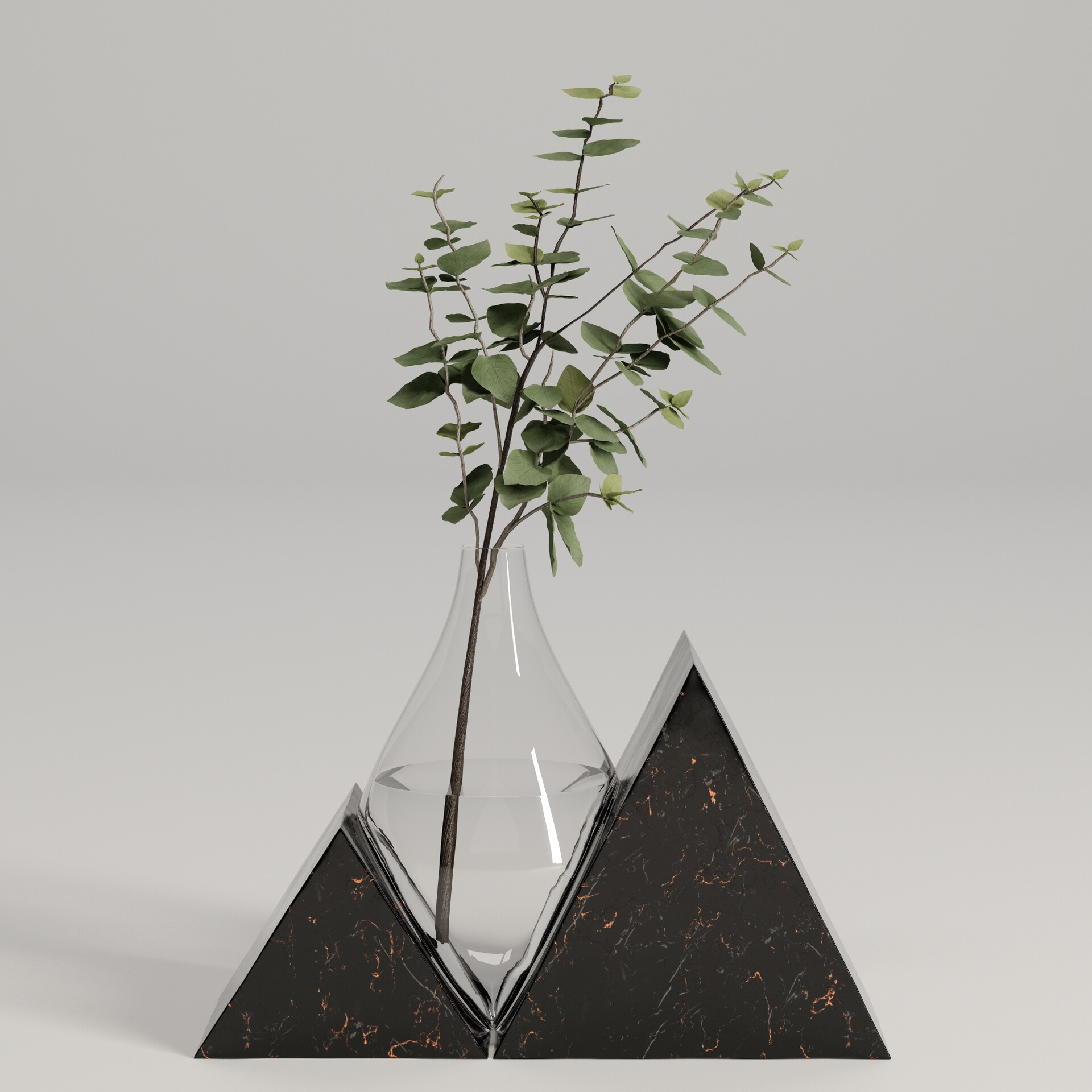 ArtStation - Abstract Plant Vase