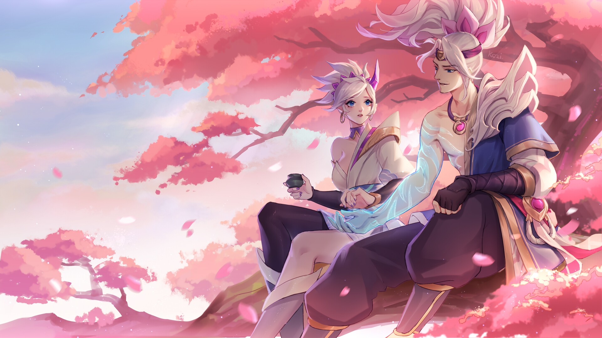 ArtStation - Spirit Blossom Yasuo&Riven