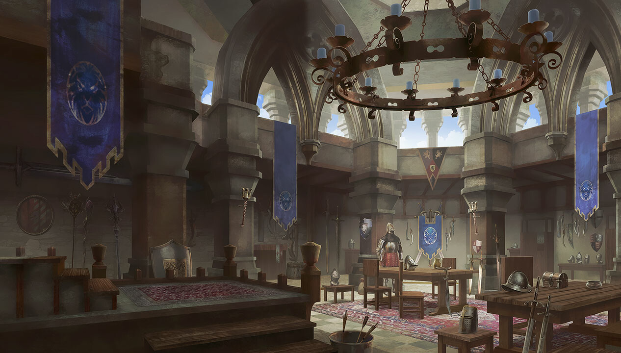 ArtStation - Guild lobby ArtStation - Guild lobby