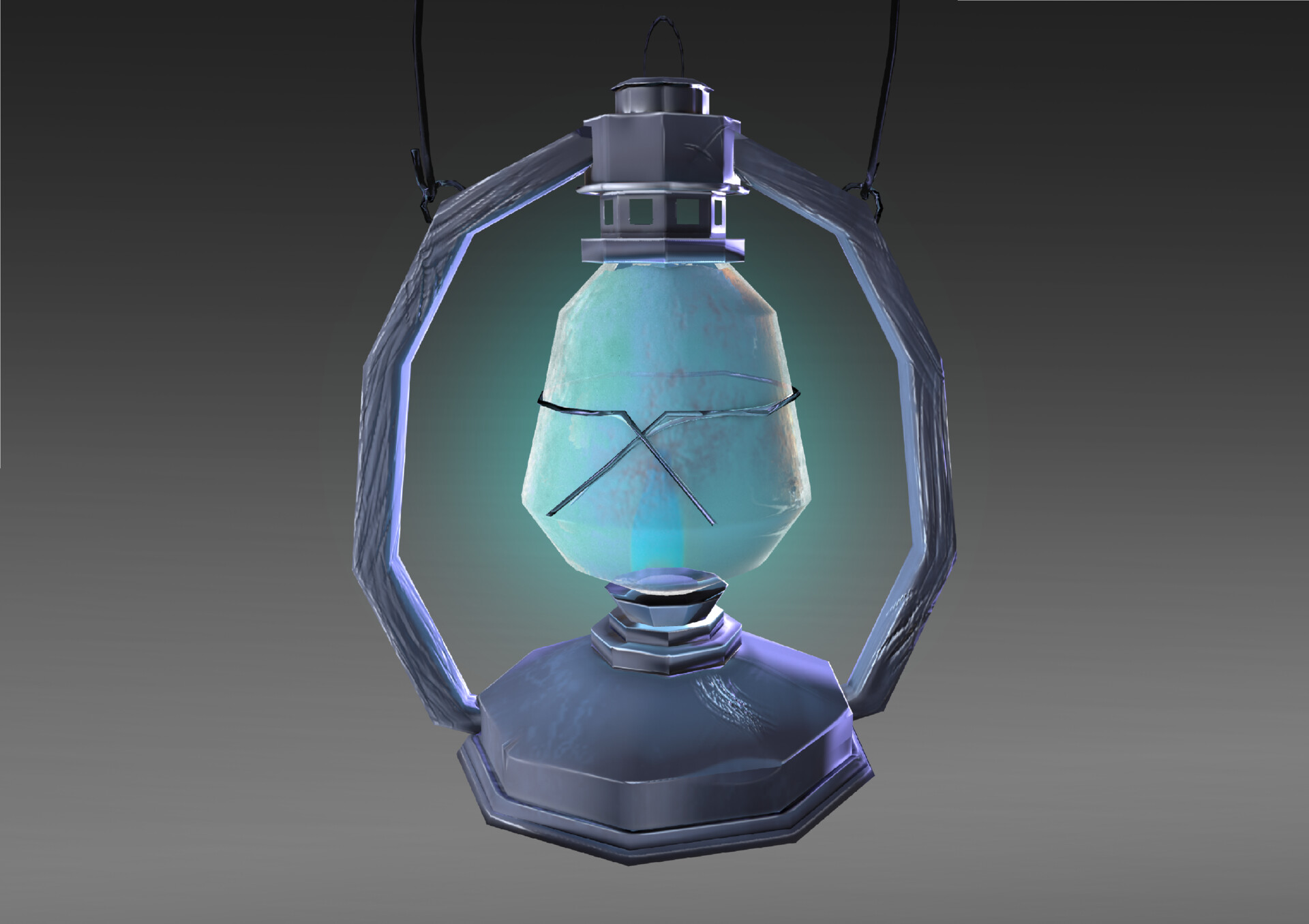 ArtStation - Stylized oil lamp