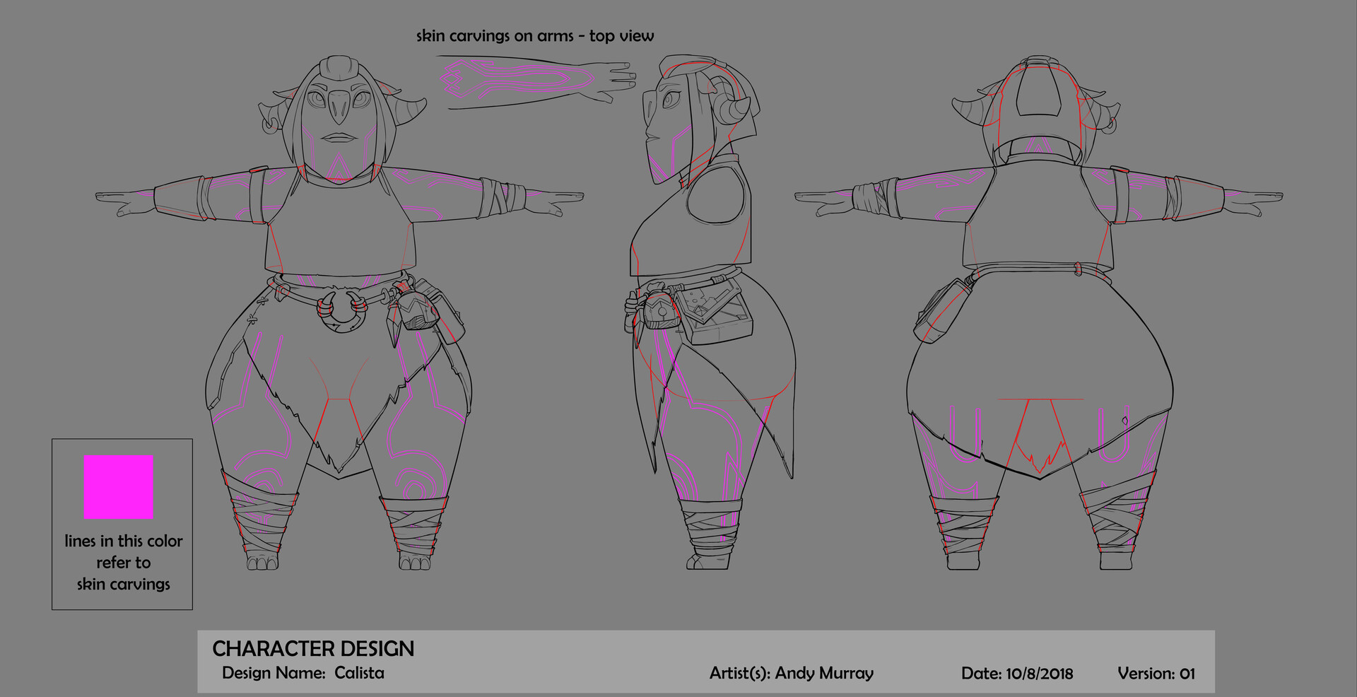 Andy Murray - Character Vis Dev for Tales of Arcadia: Wizards