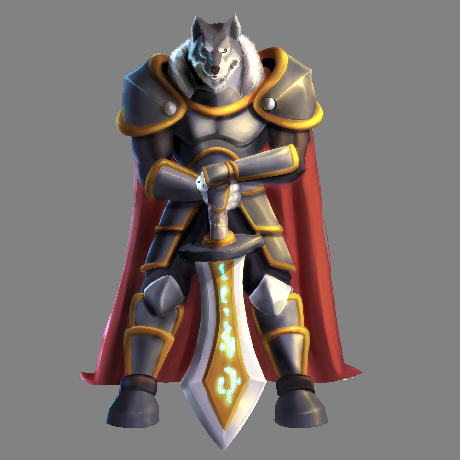ArtStation - Dariston the wolf leader