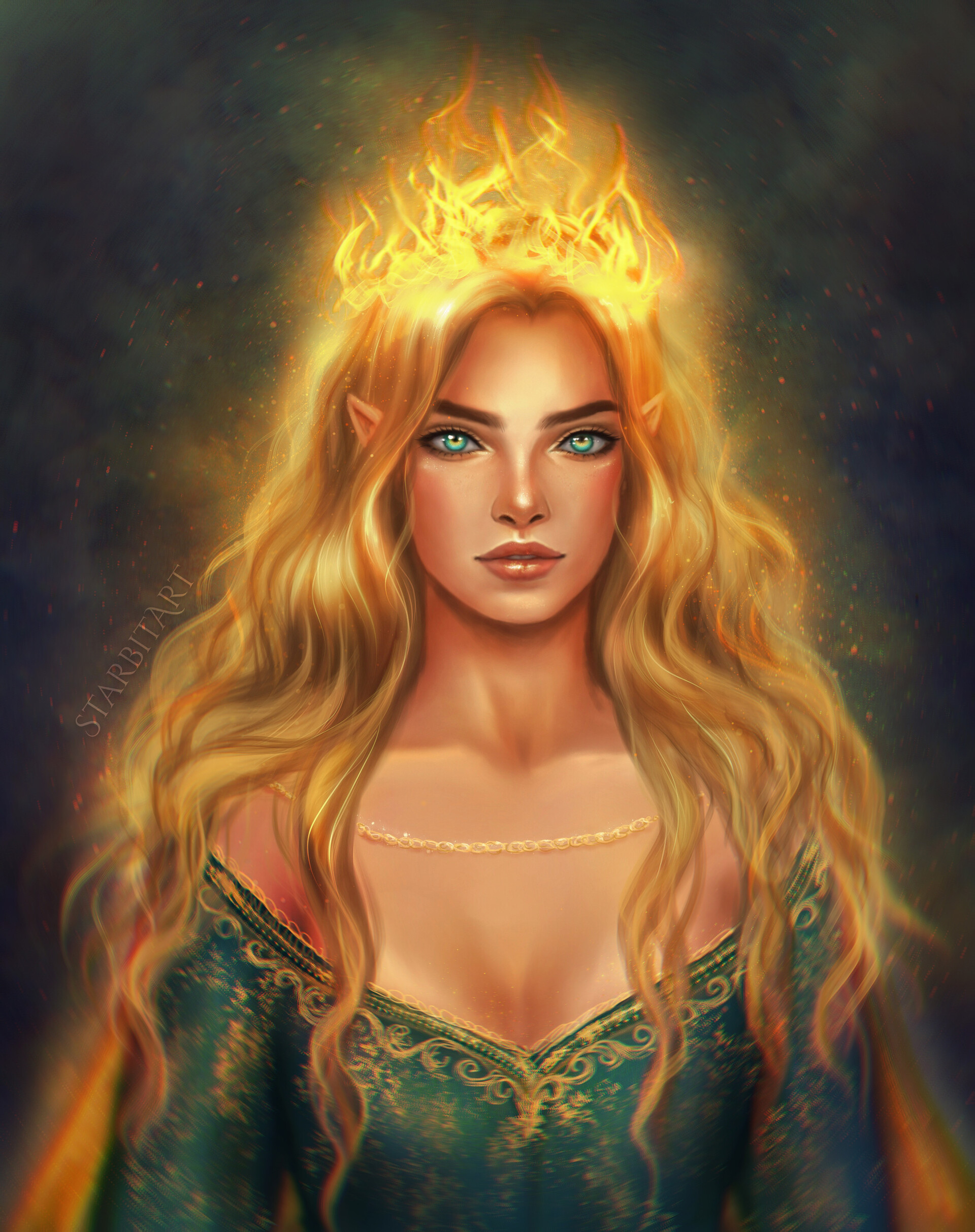 fantasy fire queen
