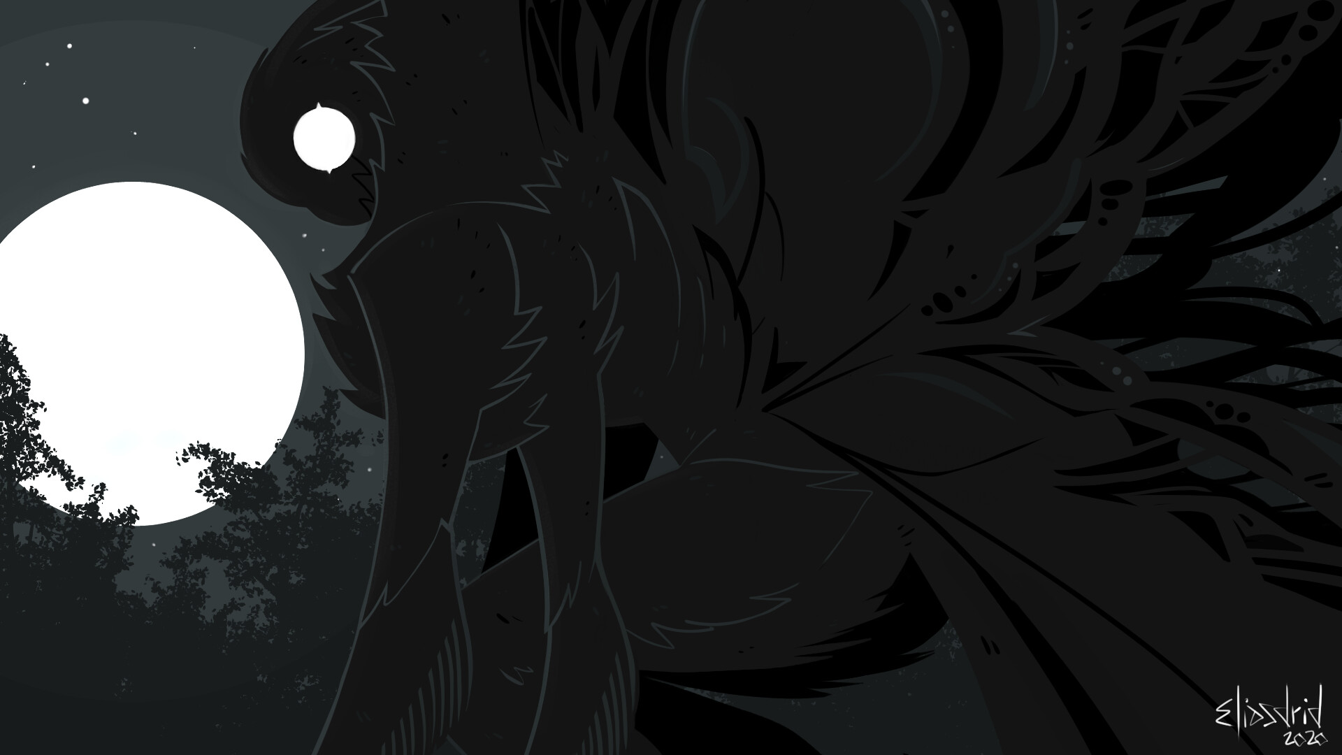 ArtStation - Mothman (July 2020)