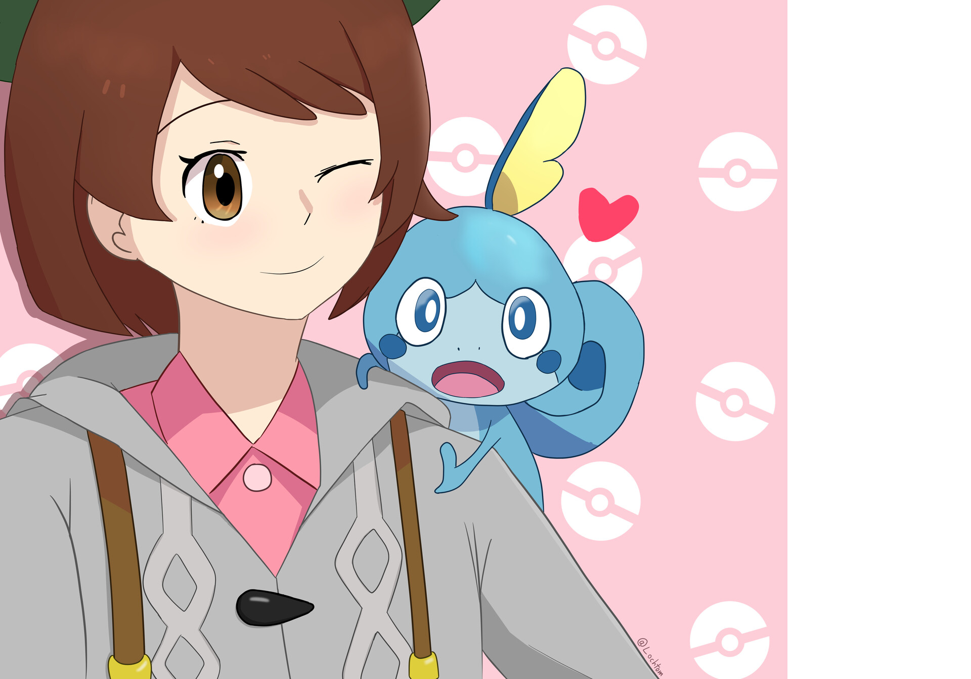 ArtStation - Pokemon Sword & Shield Female Trainer