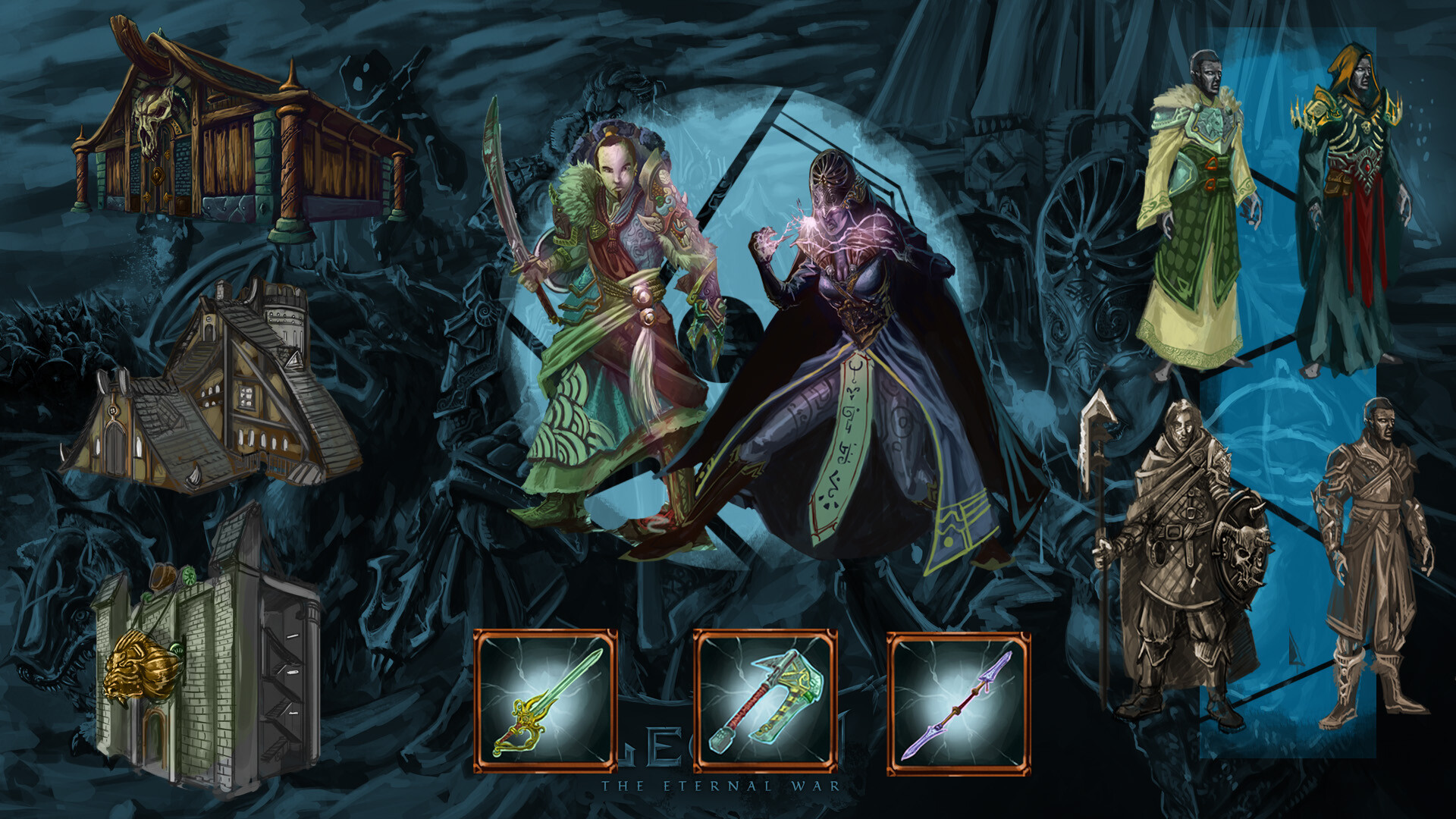 ArtStation - Humans concept display