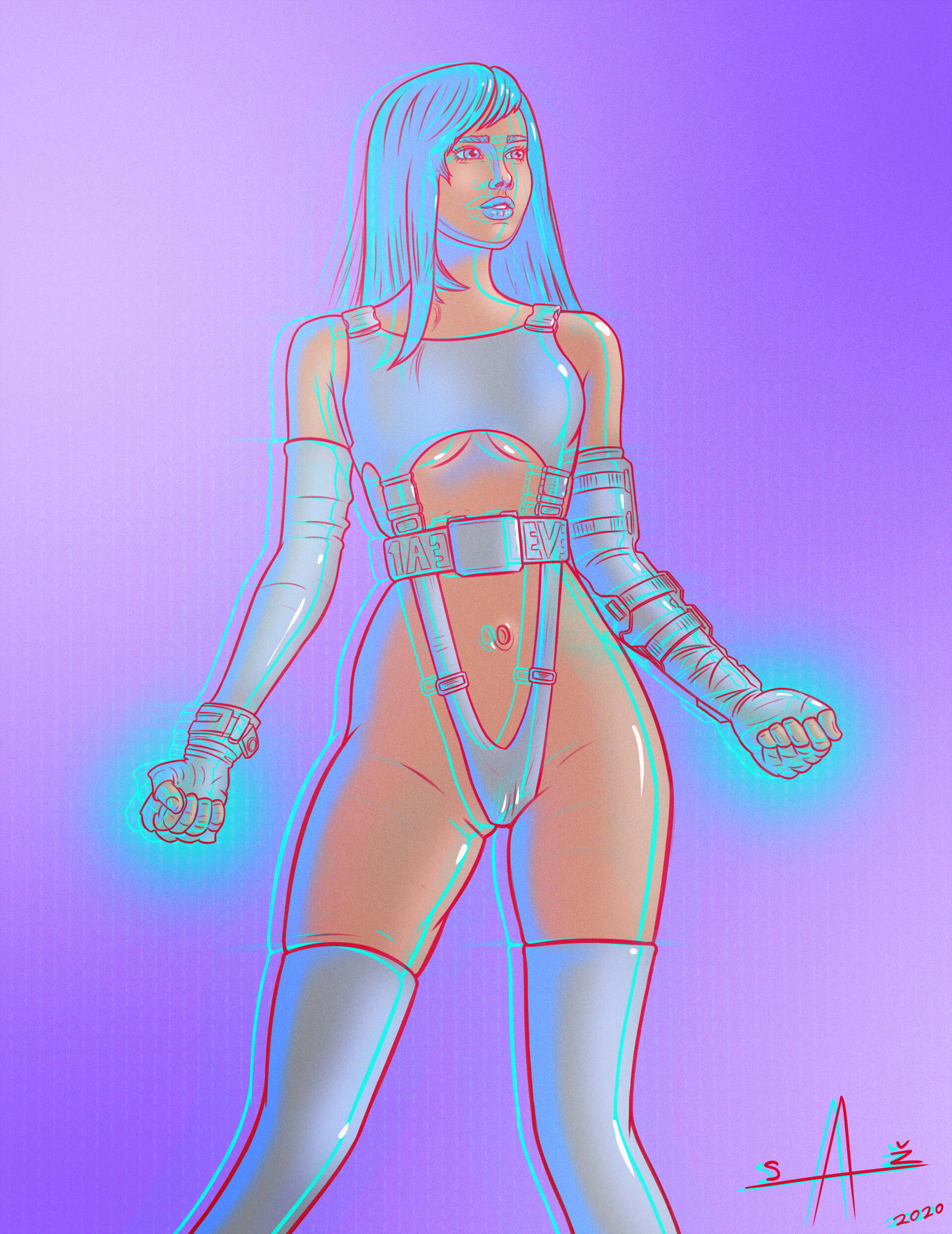 ArtStation - Cybergirl