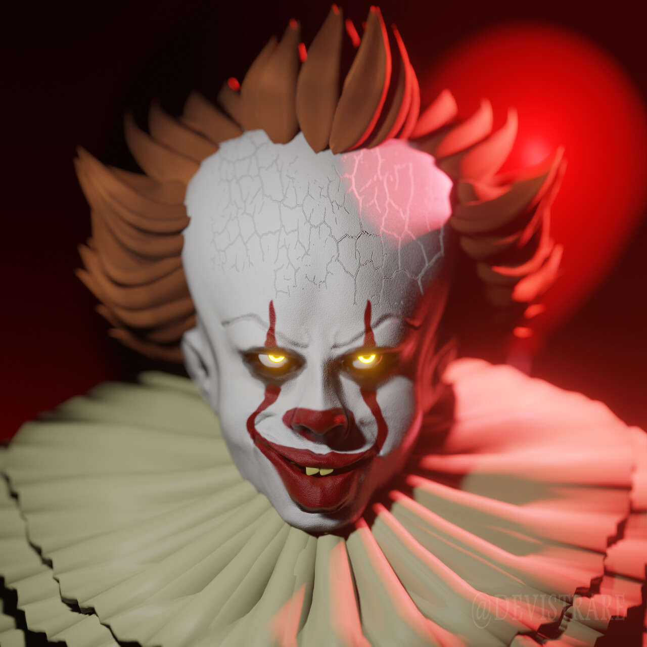 ArtStation - Pennywise the Clown of Evil
