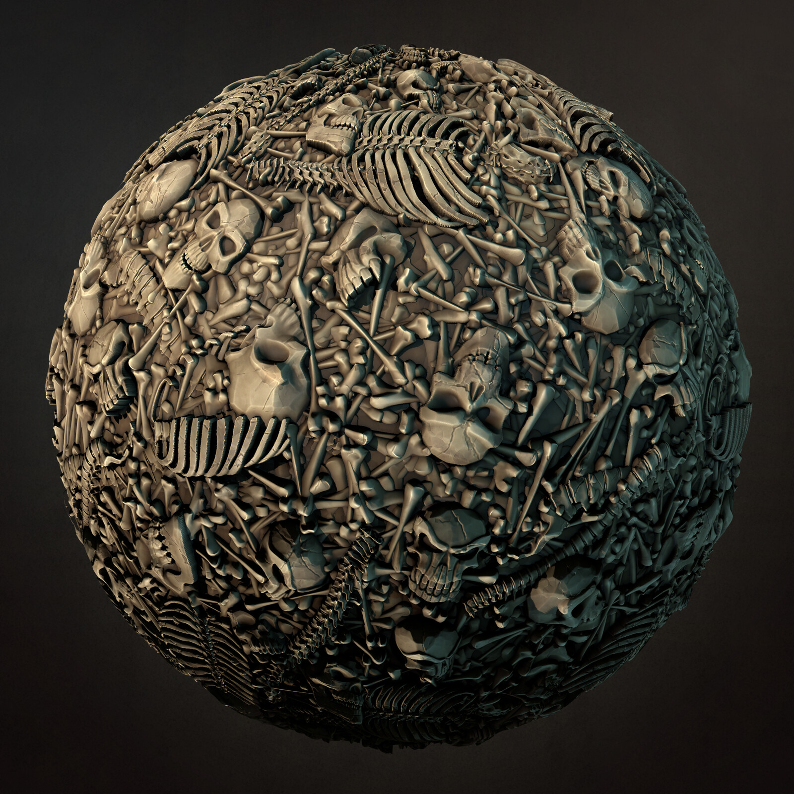 Jakub Szafranski - Stylized Pile of Bones