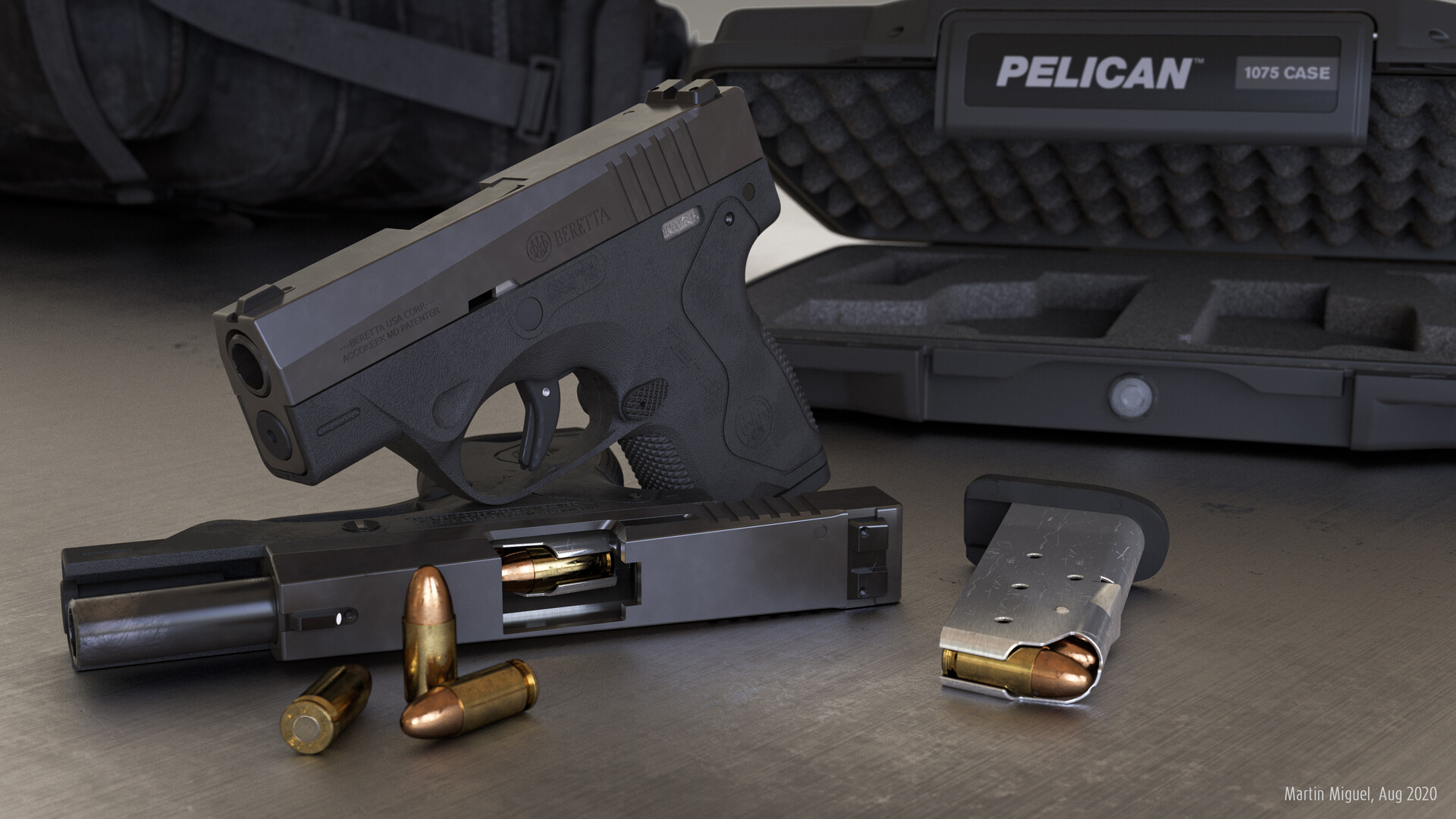 ArtStation - Beretta BU-9 Nano