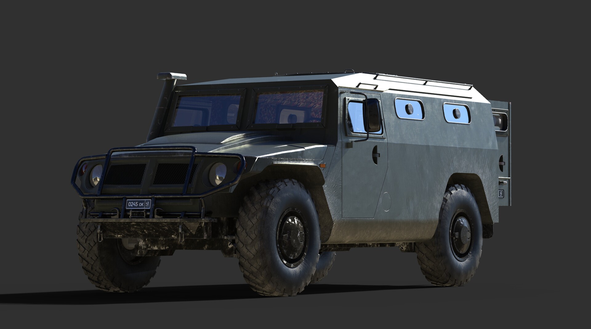 ArtStation - GAZ Tigr