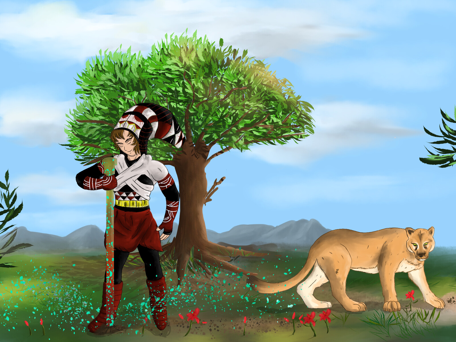 ArtStation - SHAMAN AND PUMA