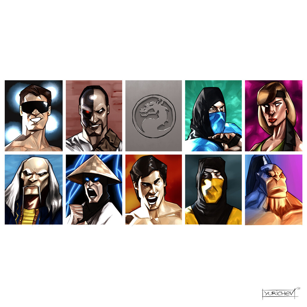 how to draw mortal kombat characters