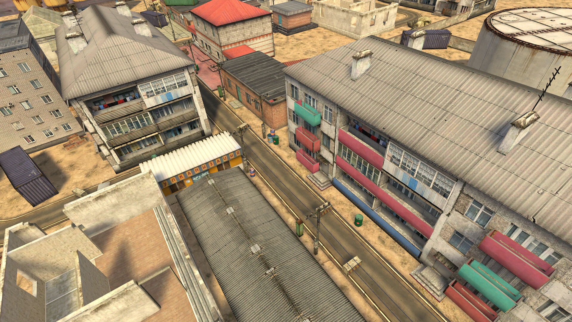 ArtStation - Environment Design_Small Town Design For Shooting Game For ...