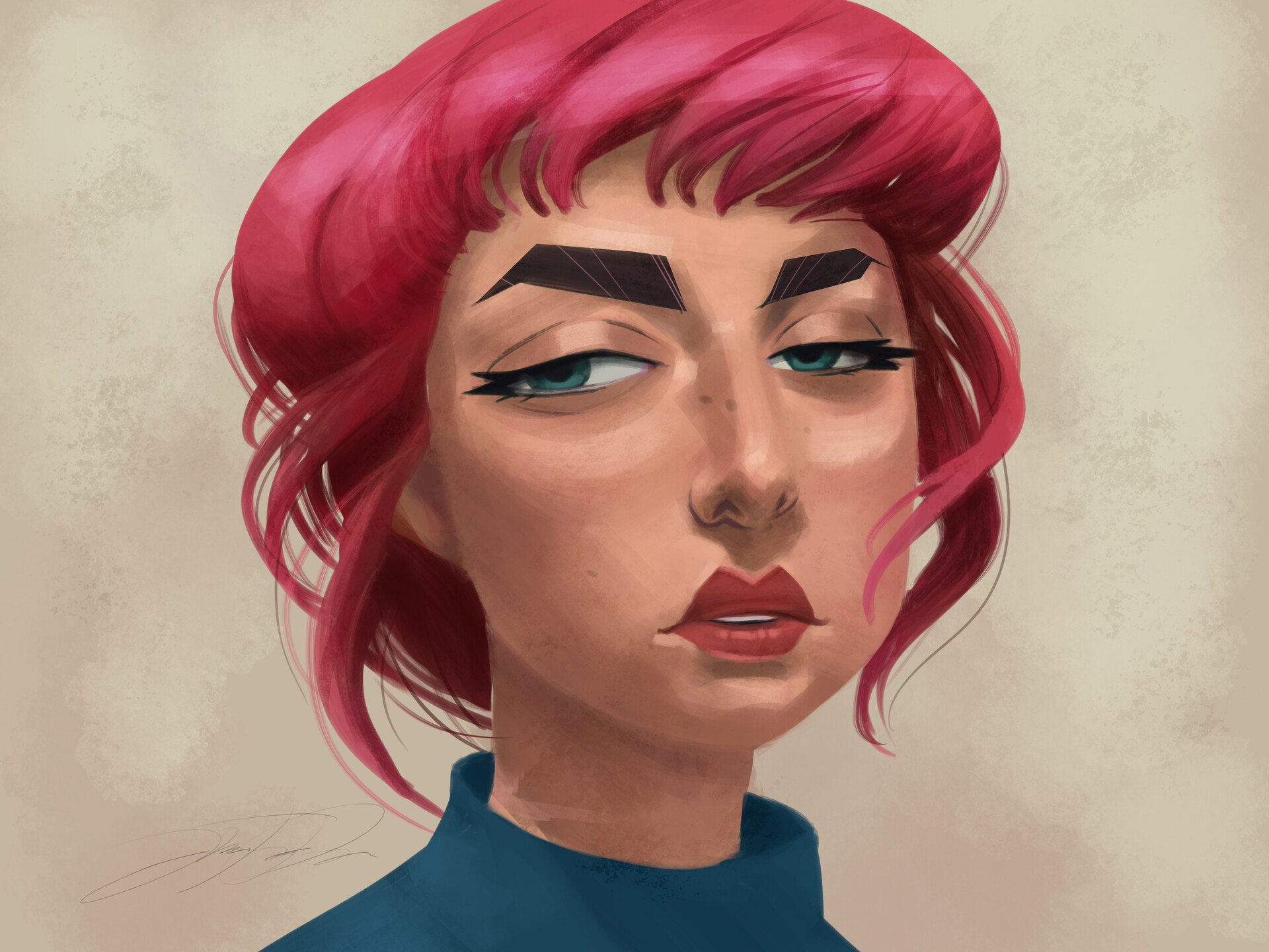 ArtStation - remake study digital painting