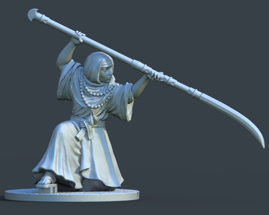 ArtStation - Misaki The Warrior-Monk