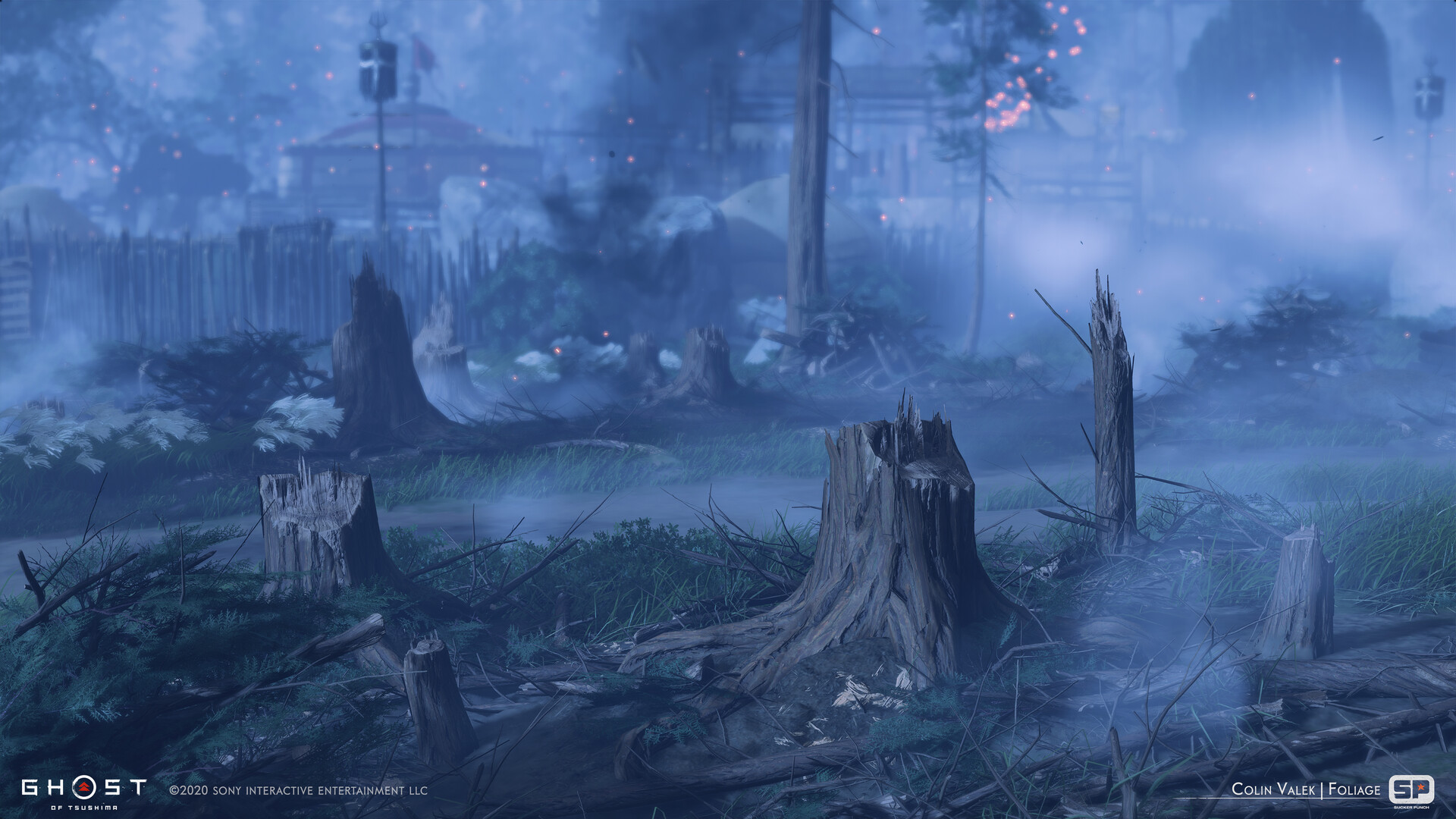 destroyed forest art