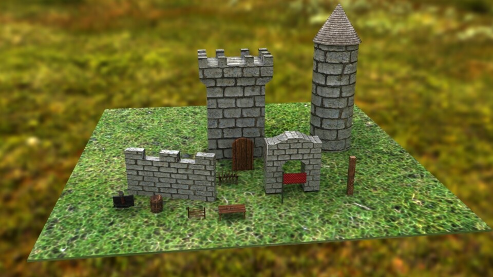 ArtStation - Castle Model