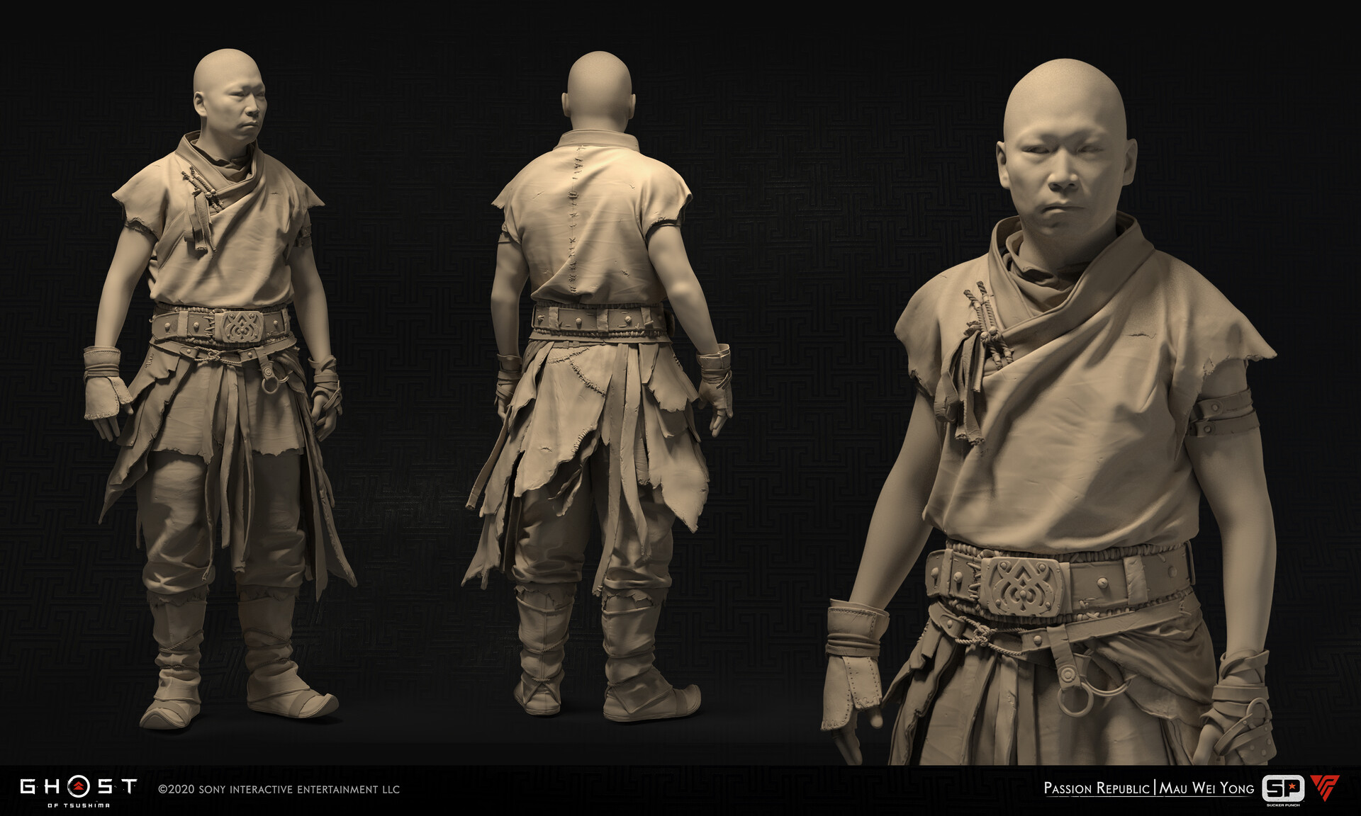 Passion Republic - Ghost of Tsushima Character Modeling