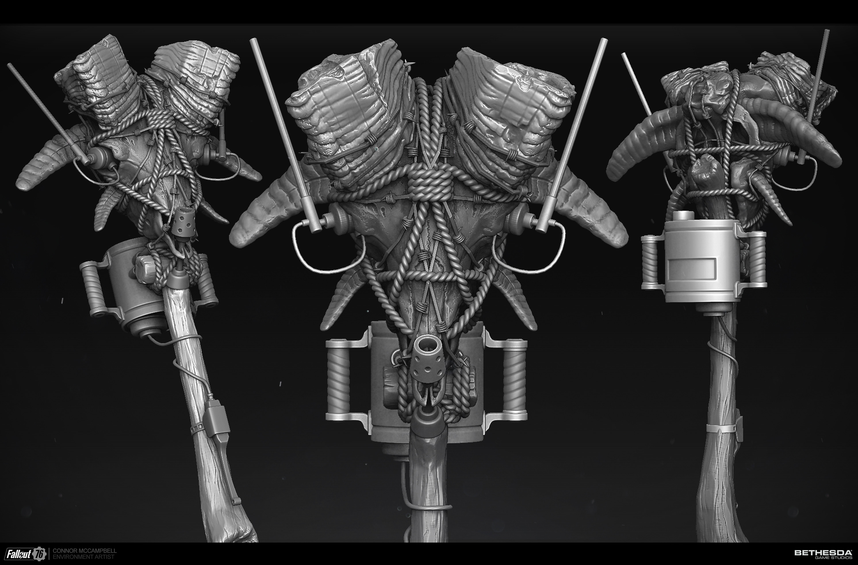 Connor McCampbell - Fallout 76 - Sheepsquatch Weapons