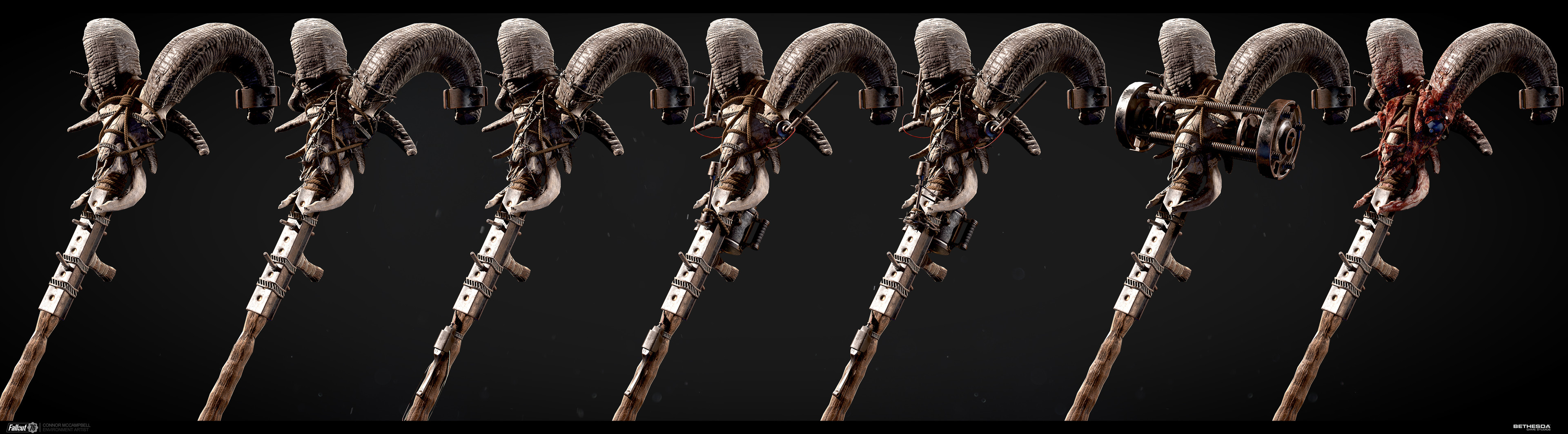 Connor McCampbell - Fallout 76 - Sheepsquatch Weapons