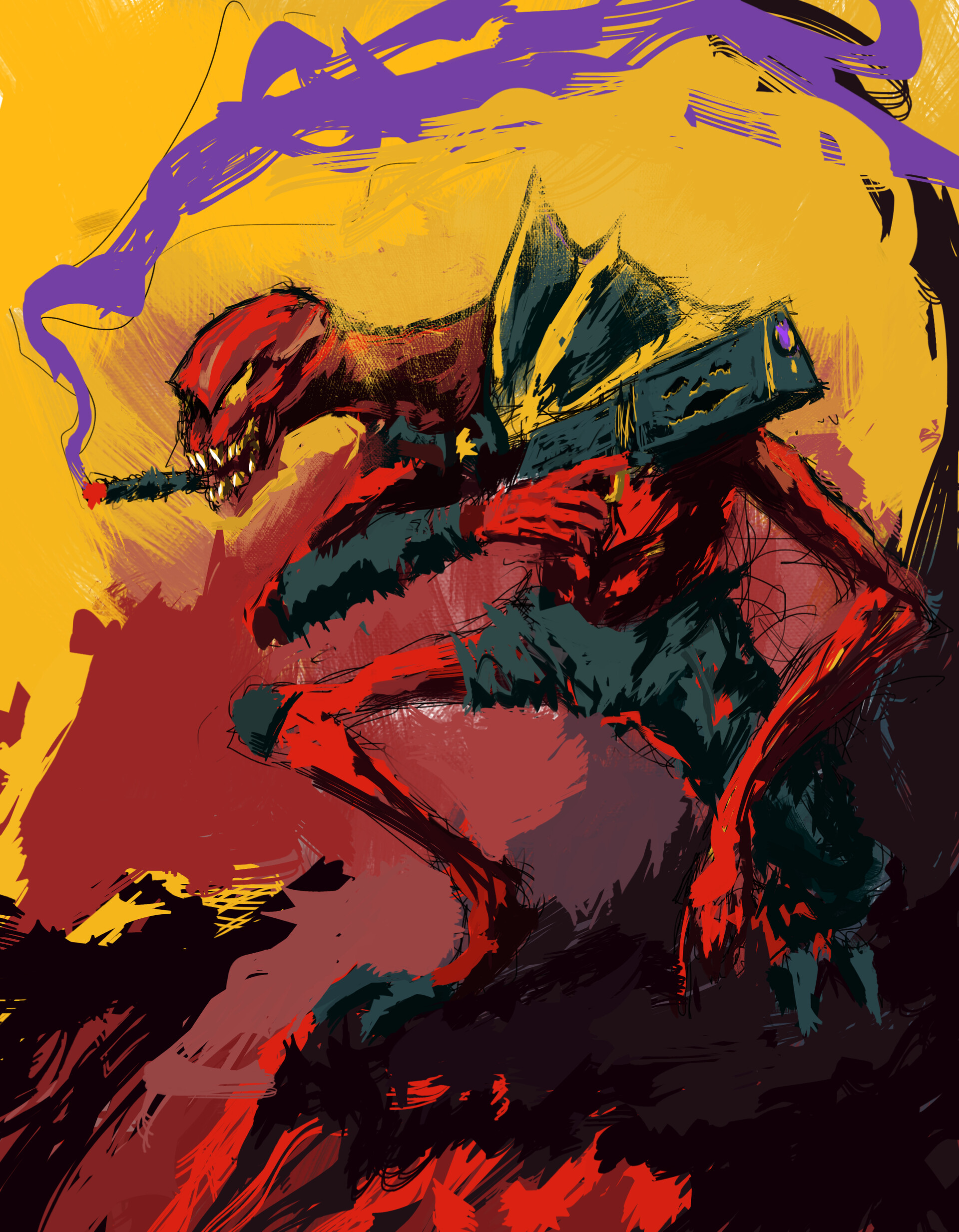 ArtStation - daemonic stuff
