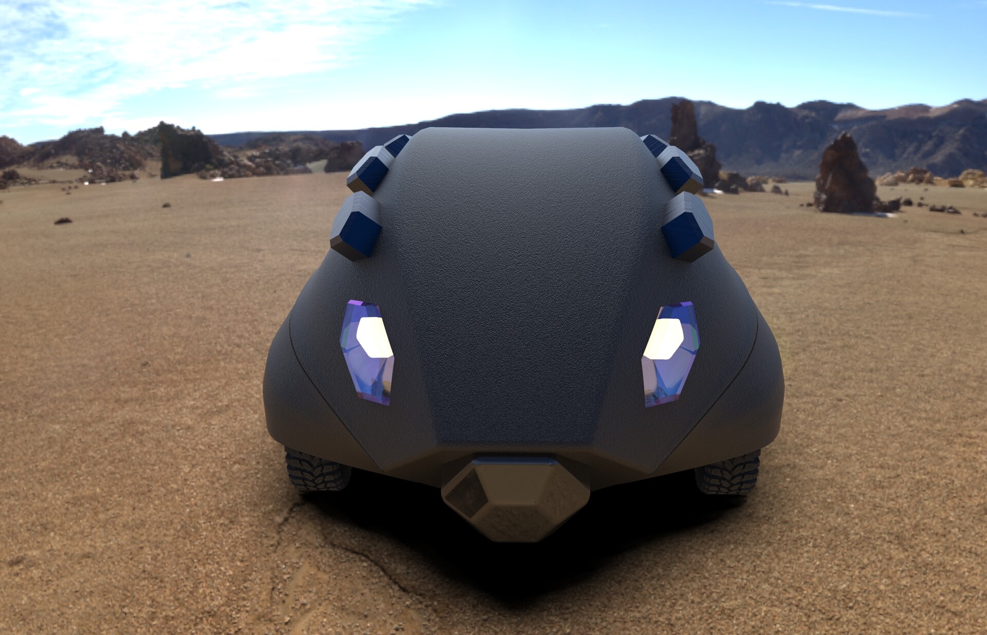 ArtStation - armored vehicle design (hexagon)