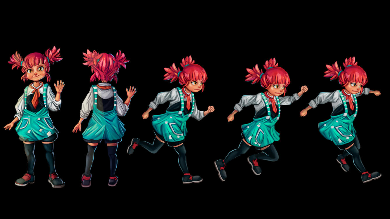 ArtStation - game platform fruit - character