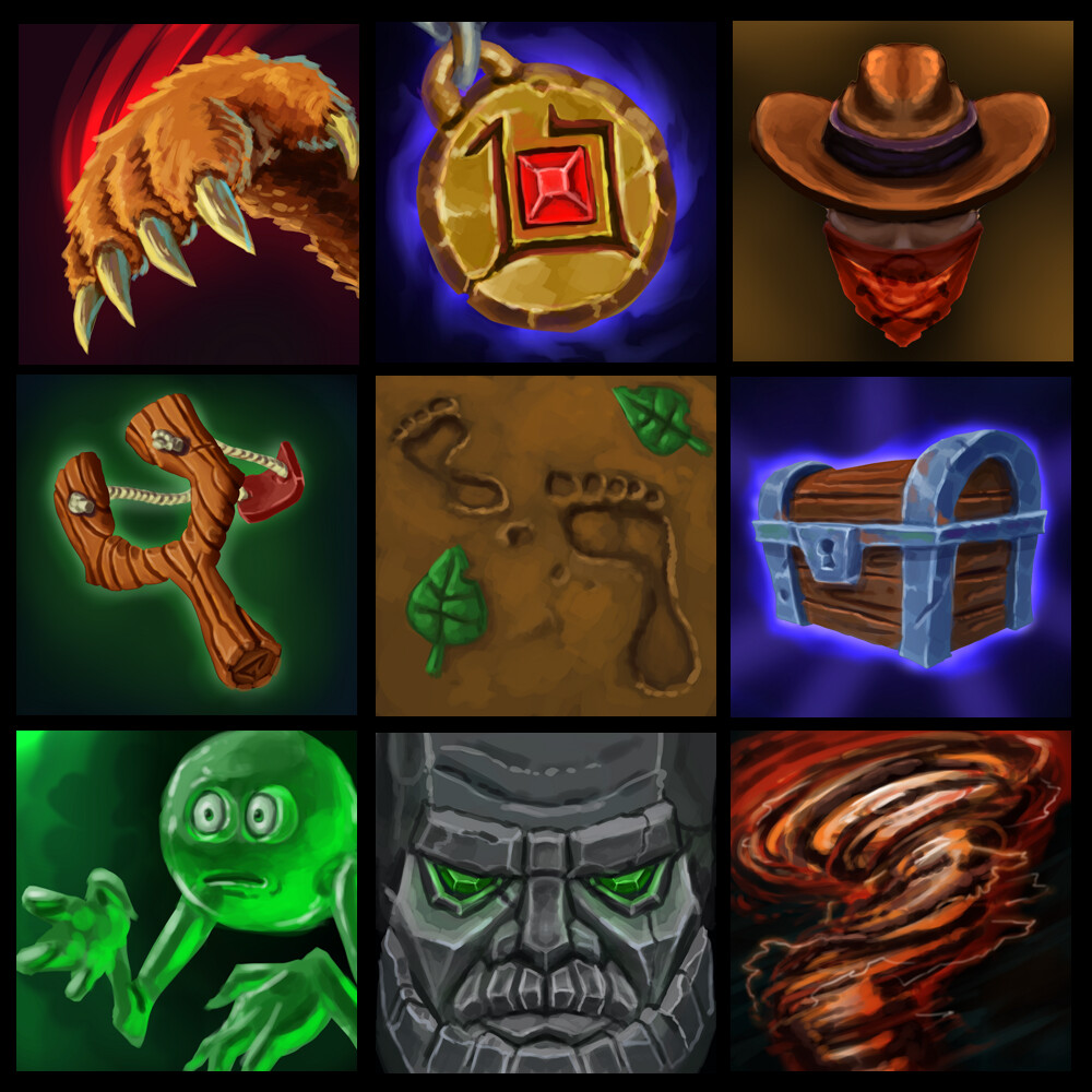 ArtStation - Icons 109 - 117