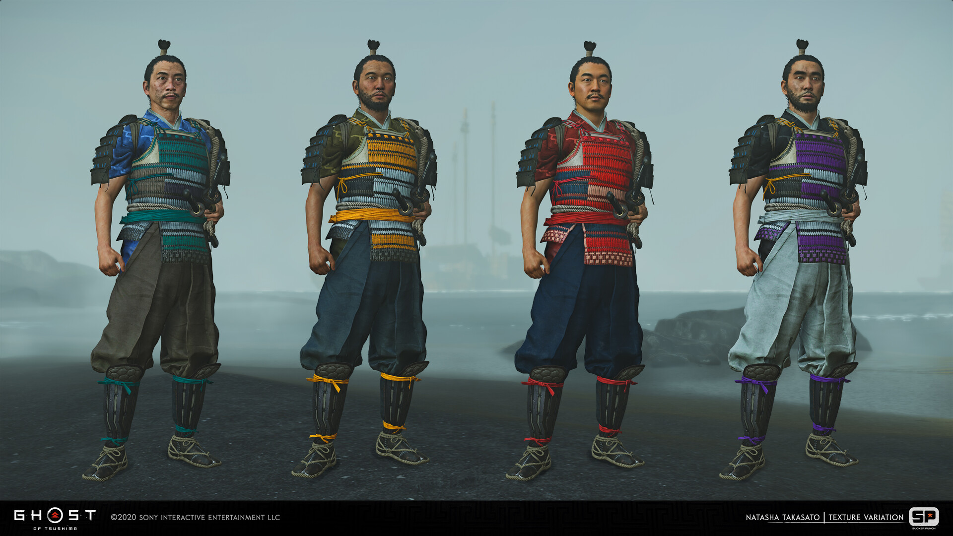 Natasha Takasato - GHOST OF TSUSHIMA - Grunt Samurai Clan Textures