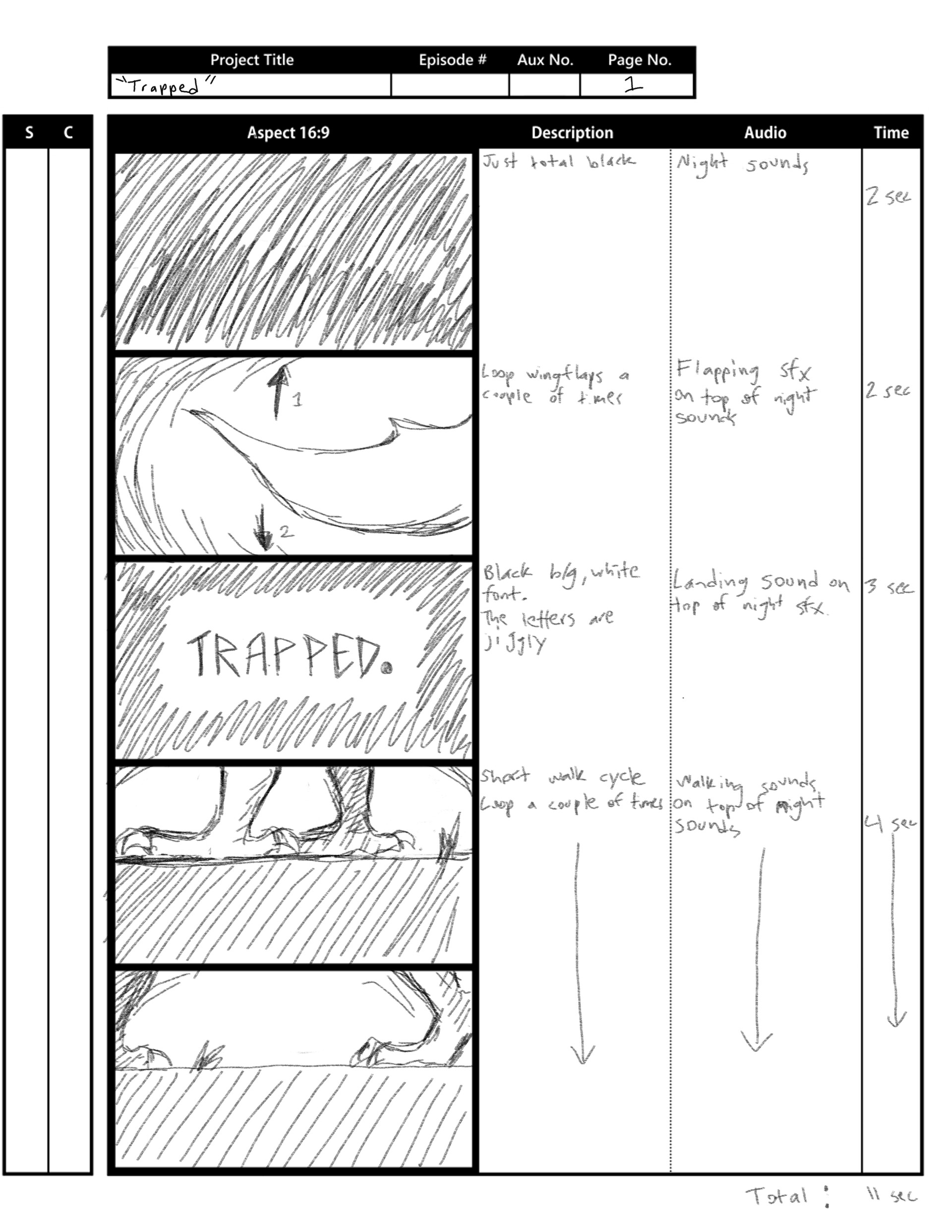 ArtStation - Spring 2020 Animation "Trapped" Storyboards and Concept Art