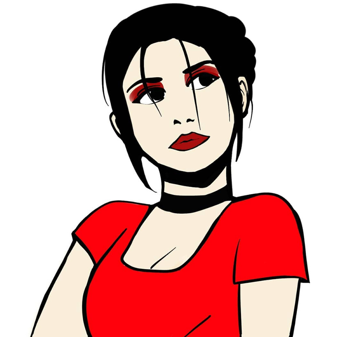 ArtStation - Flat-colour Character Portrait