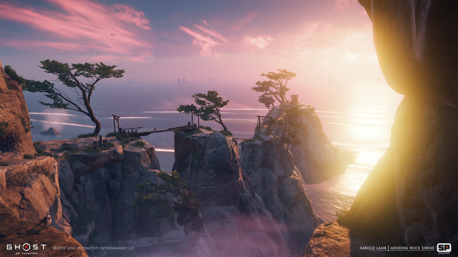 Harold Lamb - Ghost of Tsushima - Mending Rock Shrine