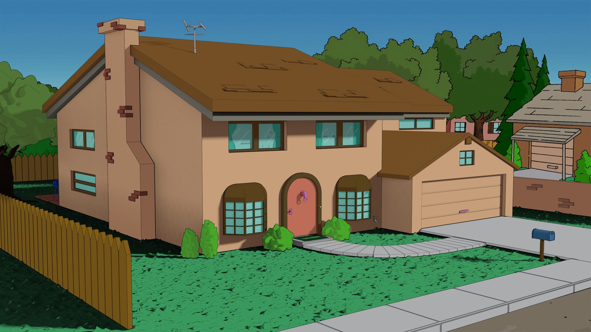 ArtStation - 742 Evergreen Terrace