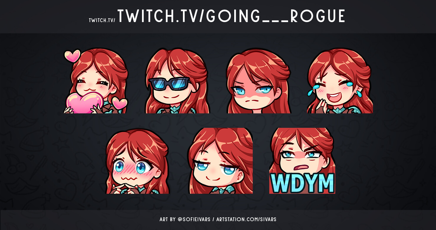 Sofie Ivars - Twitch Emotes