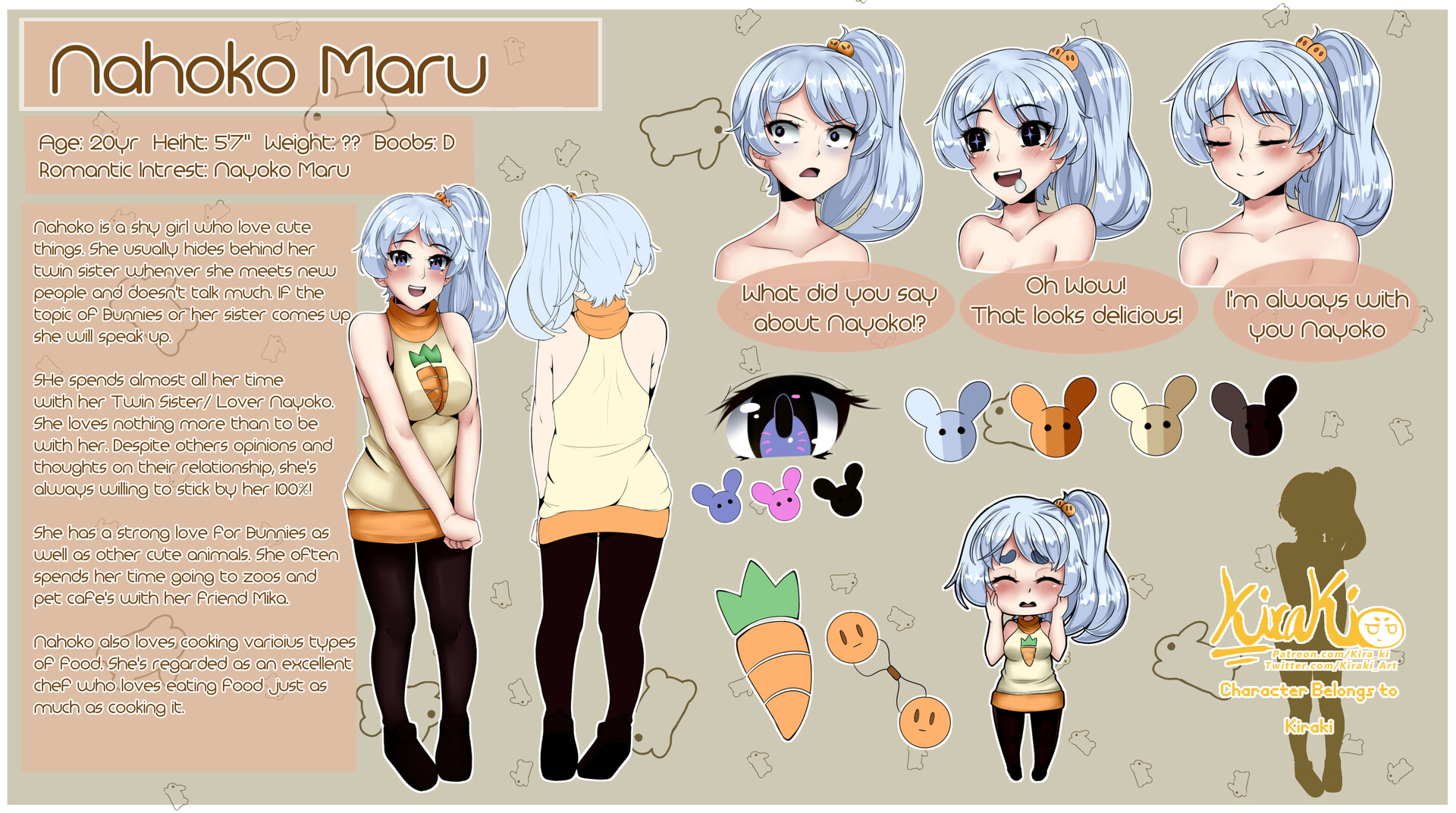 ArtStation - Nahoko Maru | Reference Sheet