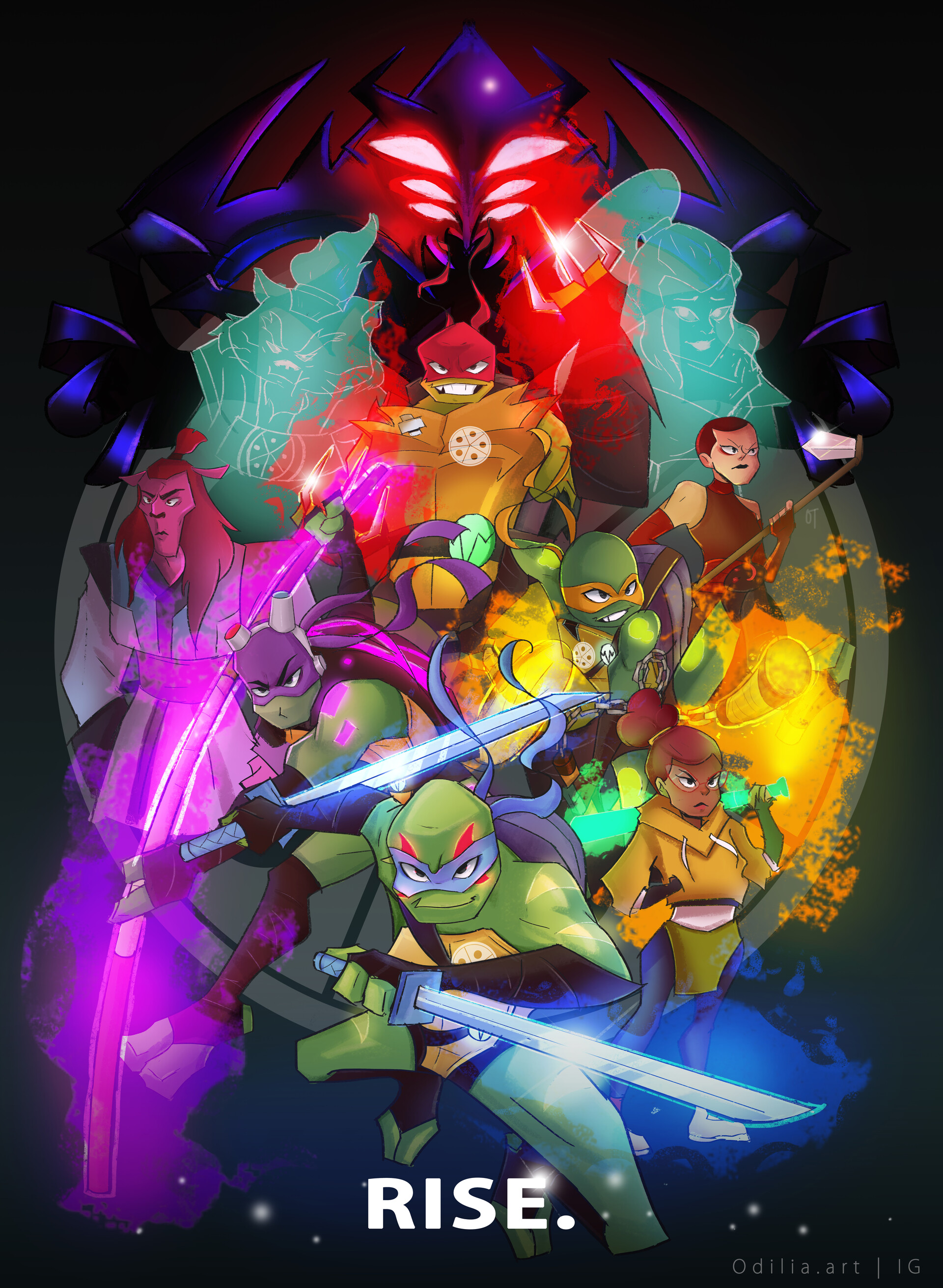 ArtStation - Rise of the TMNT - Finale Tribute (2020)