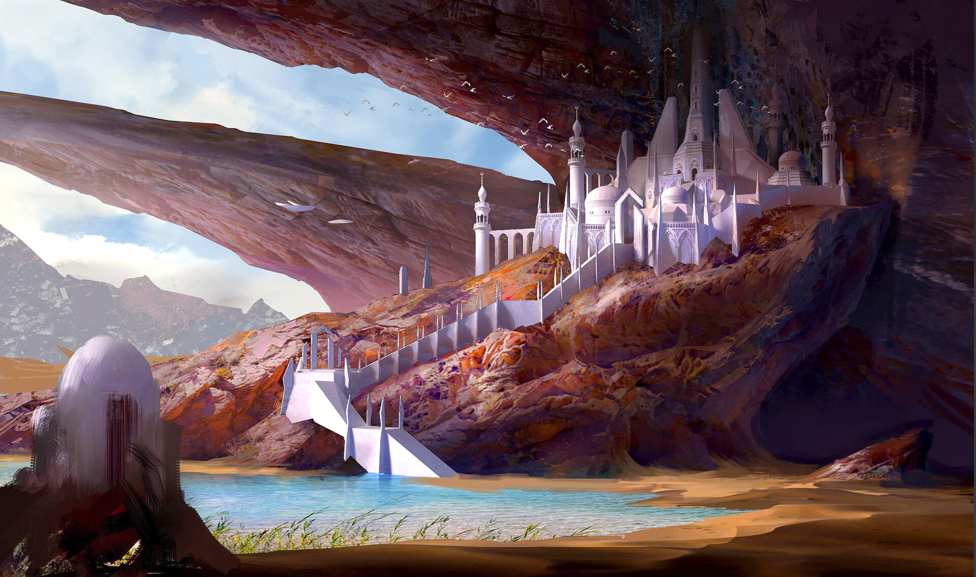 ArtStation - desert castle