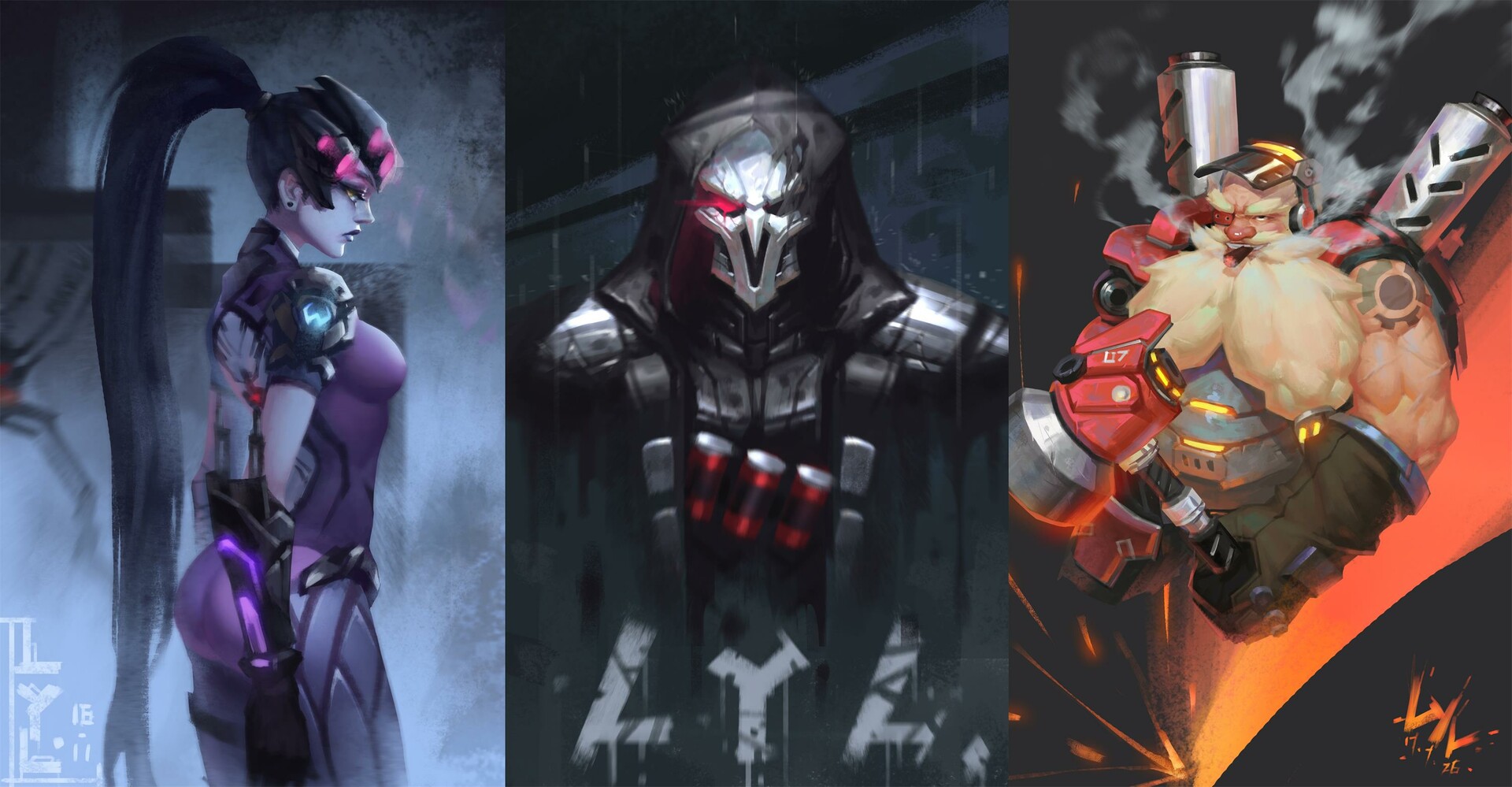 ArtStation - Overwatch three people