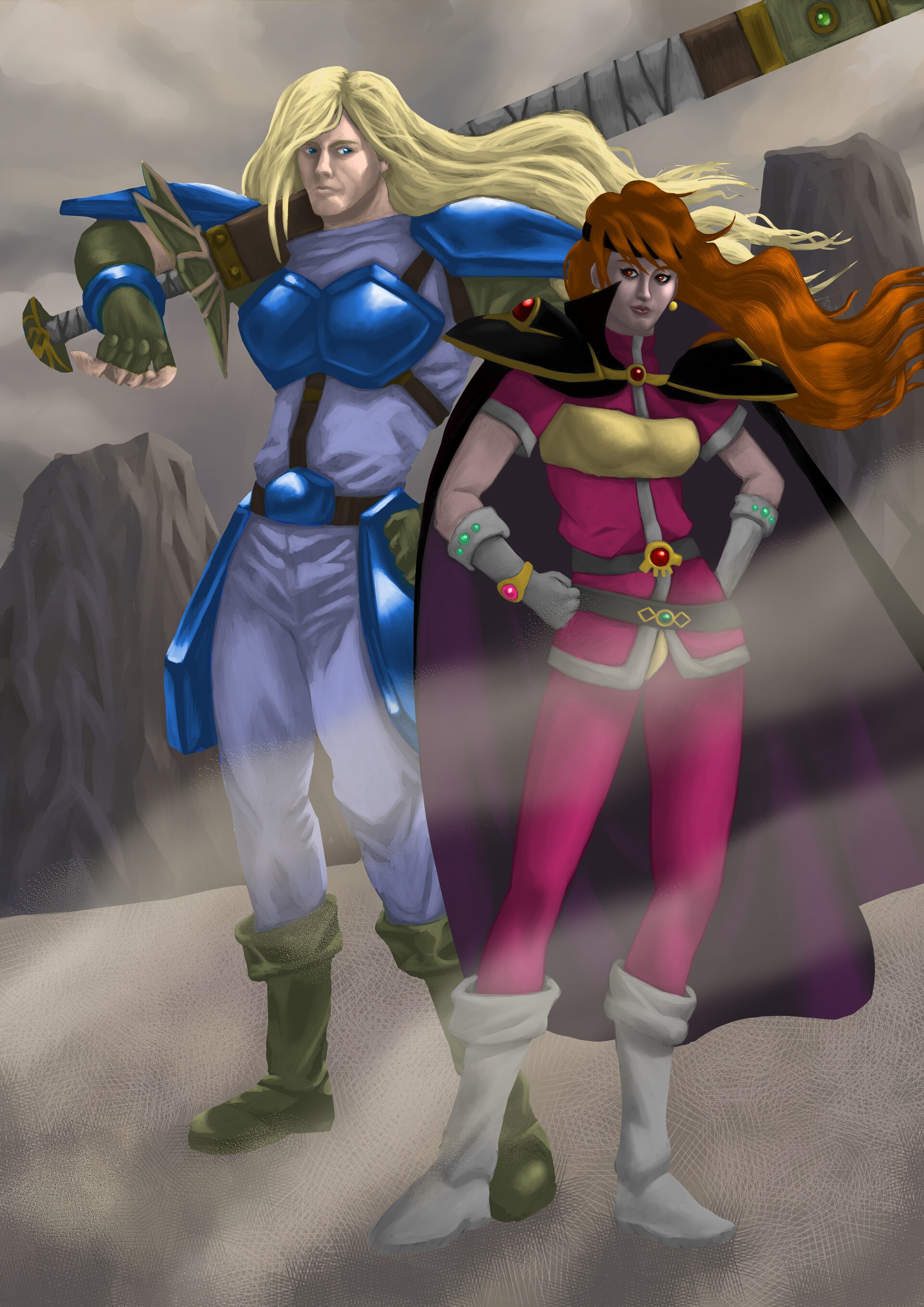 ArtStation - Slayers - Reena y Gaudi