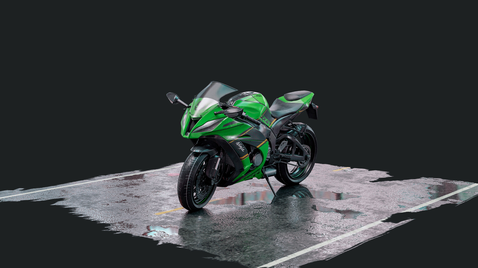 ArtStation - Kawasaki Ninja ZX