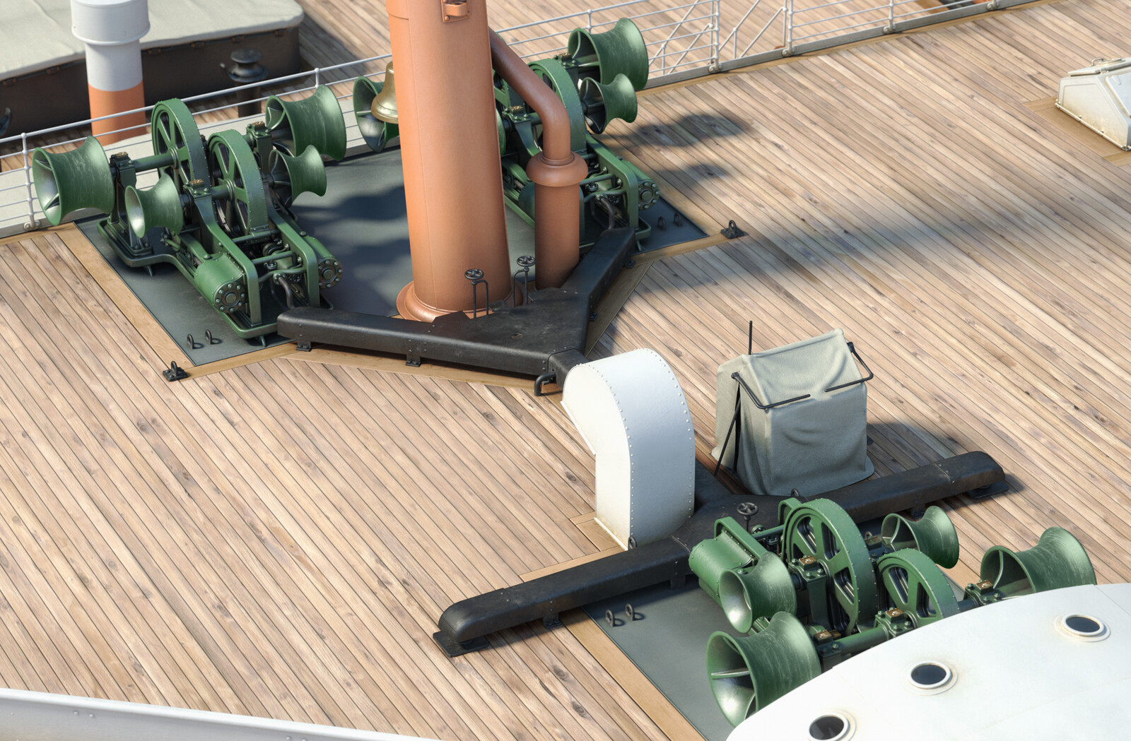 Vasilije Ristovic - RMS Titanic - Various Closeups of the bow area