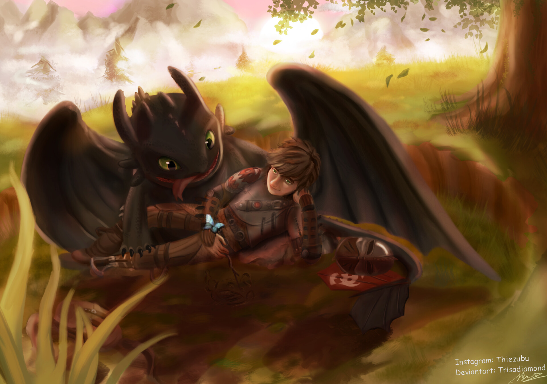 Toothless And Hiccup