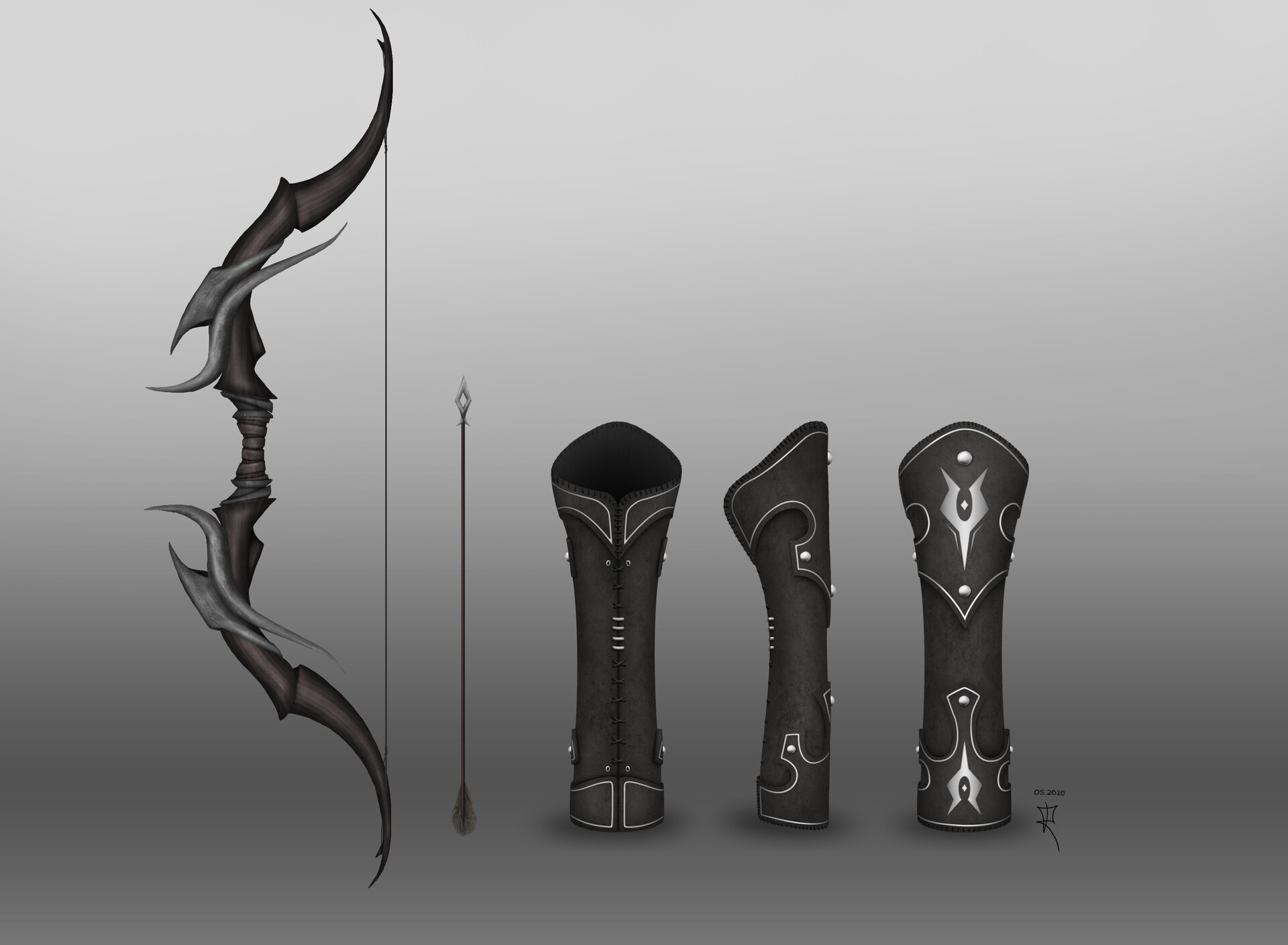 ArtStation - Ranger's weapon design