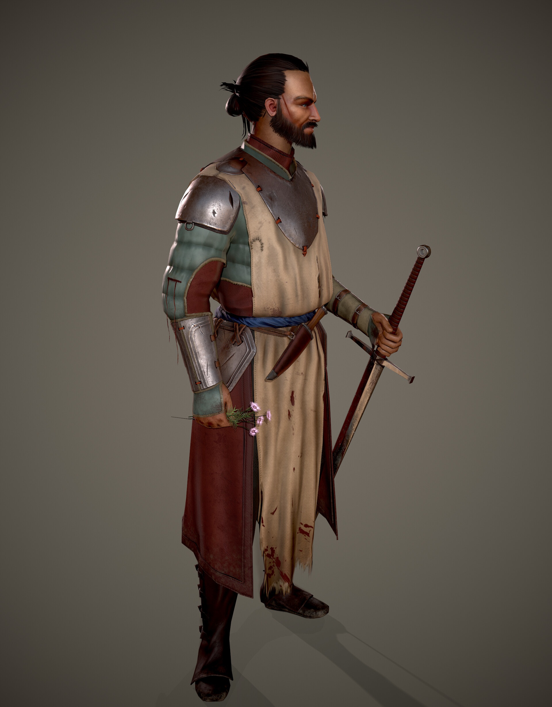 ArtStation - Sad warrior