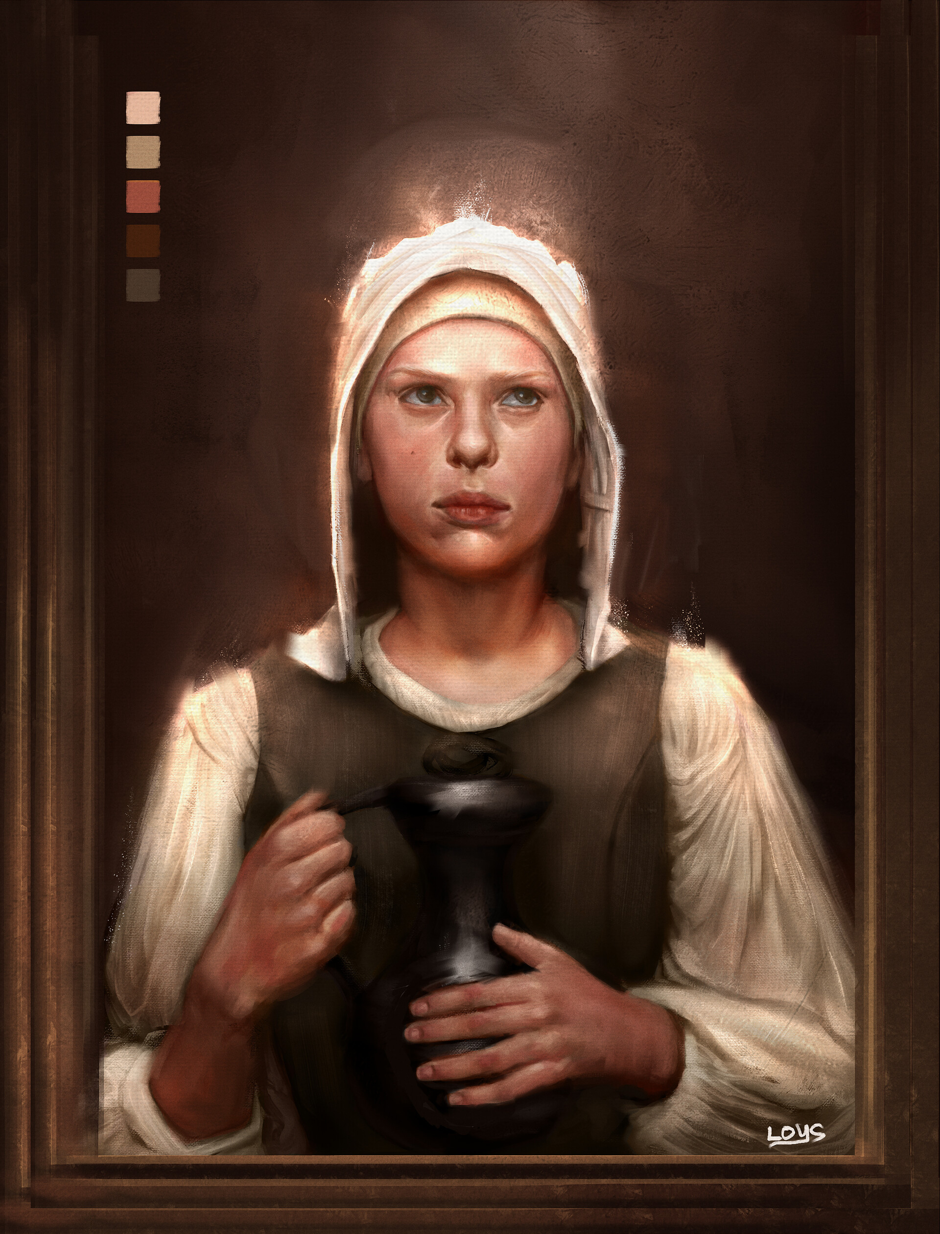 ArtStation - Griet (Girl with a Pearl Earring)